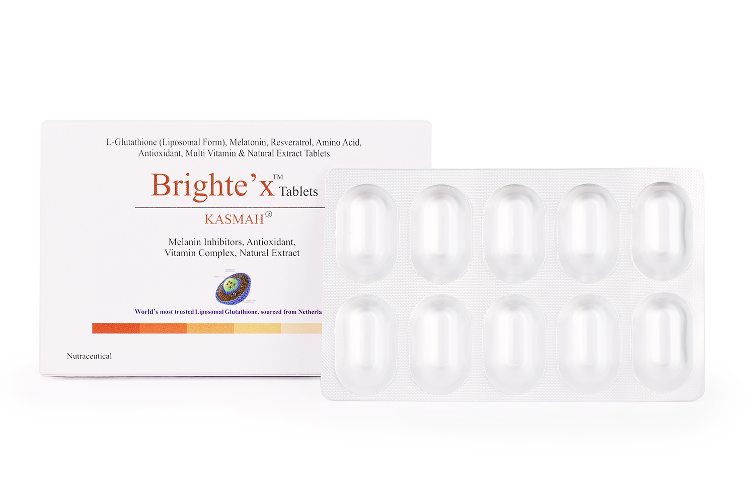 Brightex Tablets for Glowing & Bright Skin | Kasmah